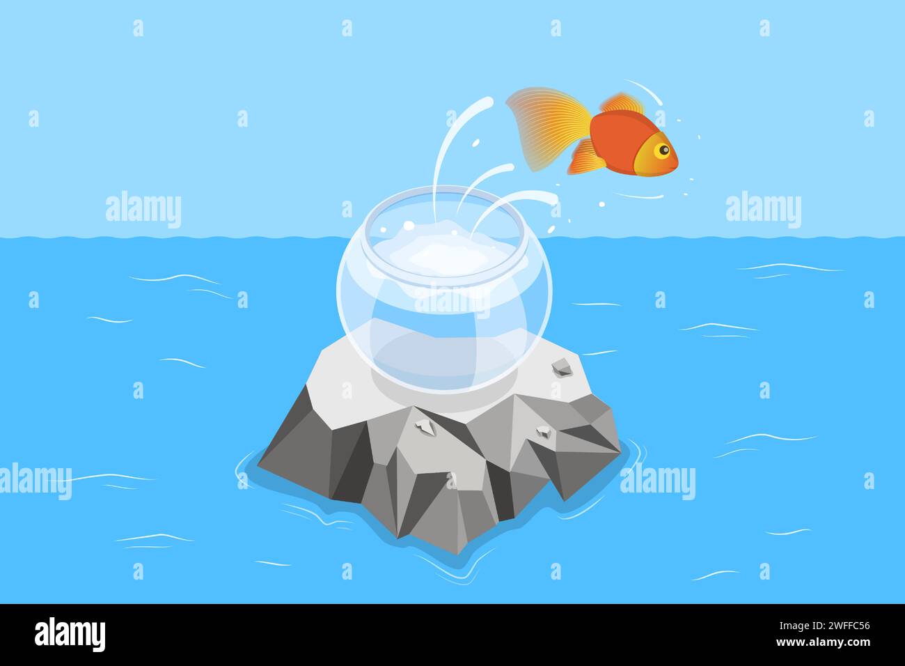 Taking a big step Stock Vector Images - Alamy