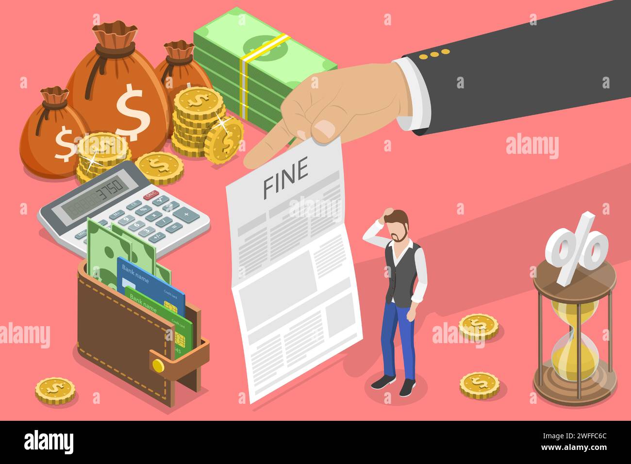 Monetary fine Stock Vector Images - Alamy