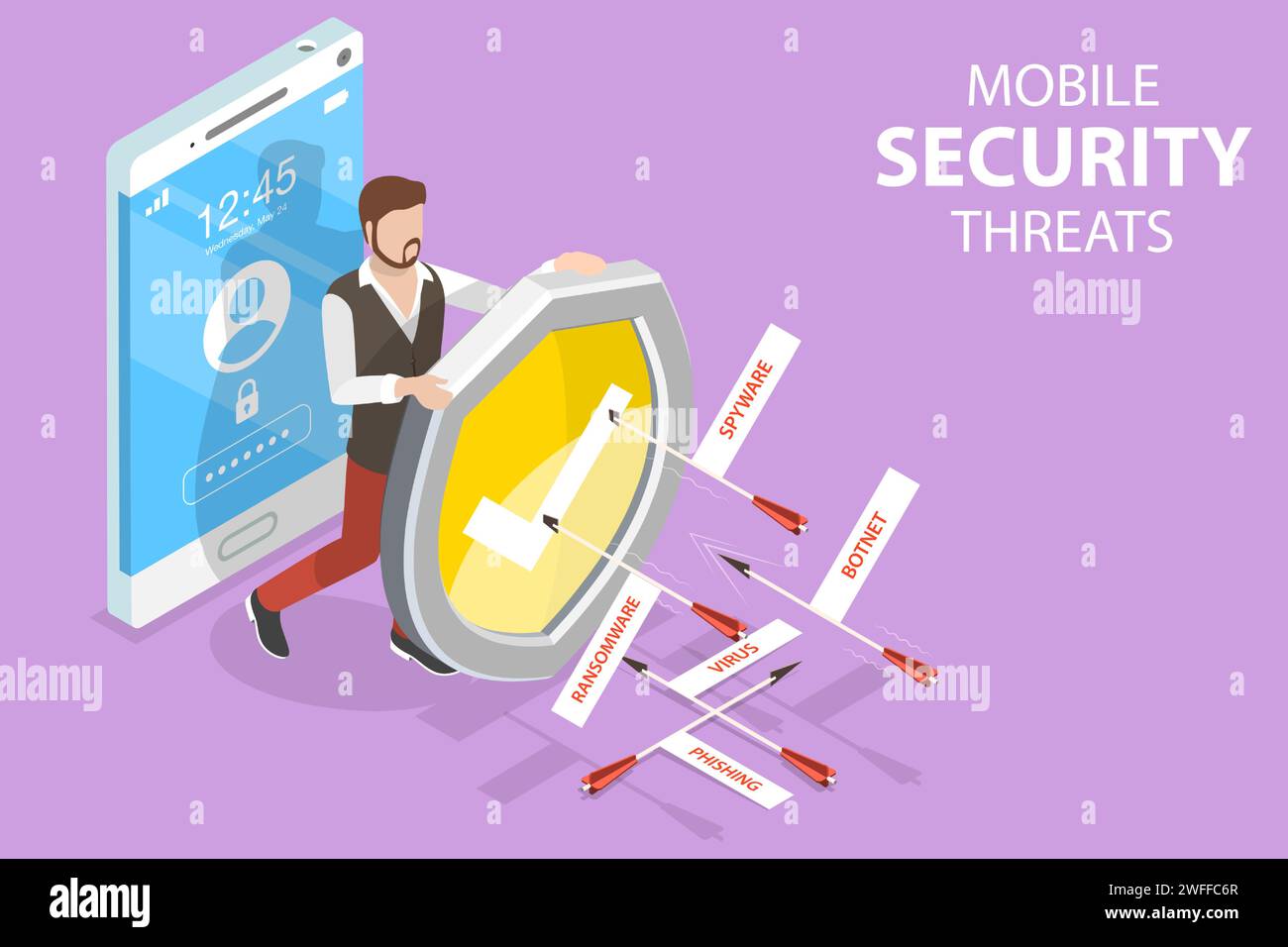 Safety threats Stock Vector Images - Alamy