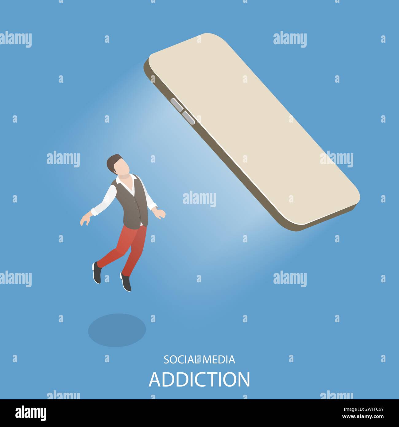 Digital dependency Stock Vector Images - Alamy