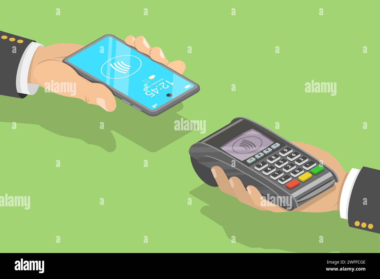 Secure payment Stock Vector Images - Alamy