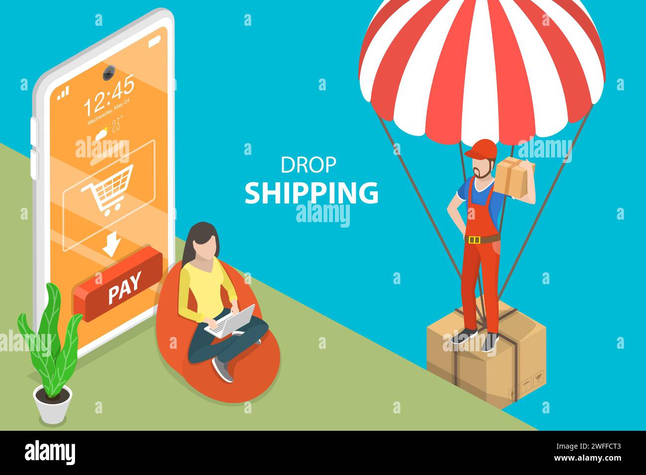 Shipment direct Stock Vector Images - Alamy