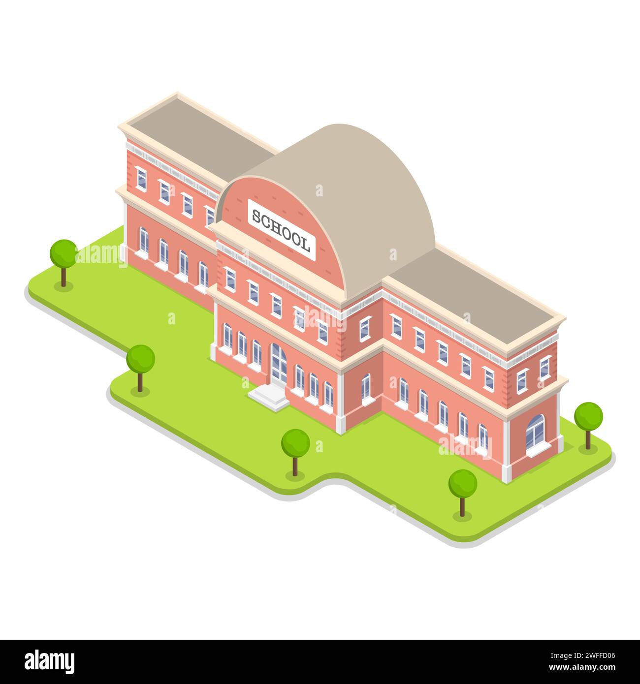 Classroom concept isometric school class hi-res stock photography and ...