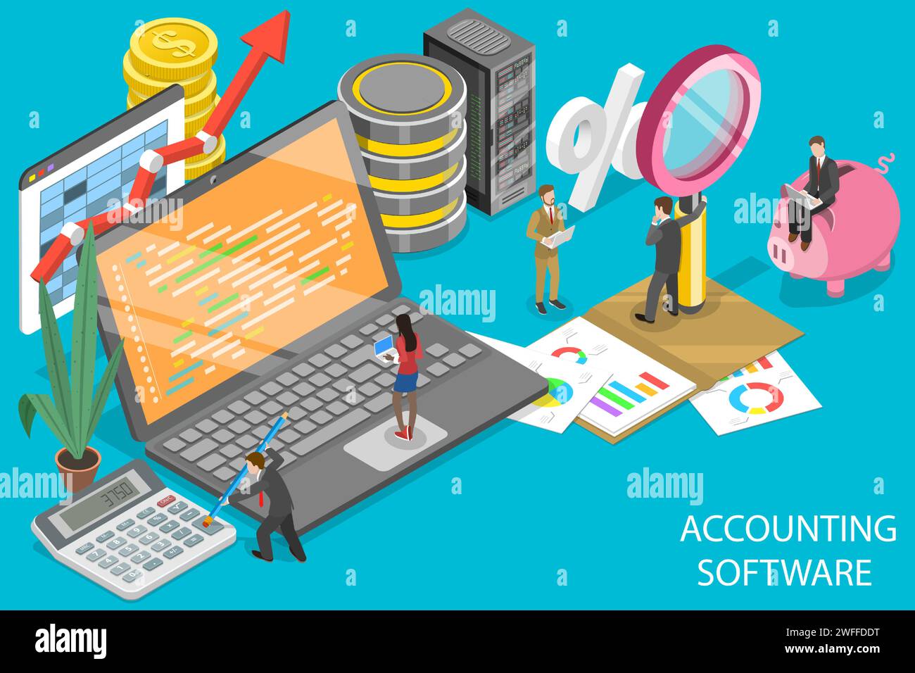 Accounting software hi-res stock photography and images - Alamy