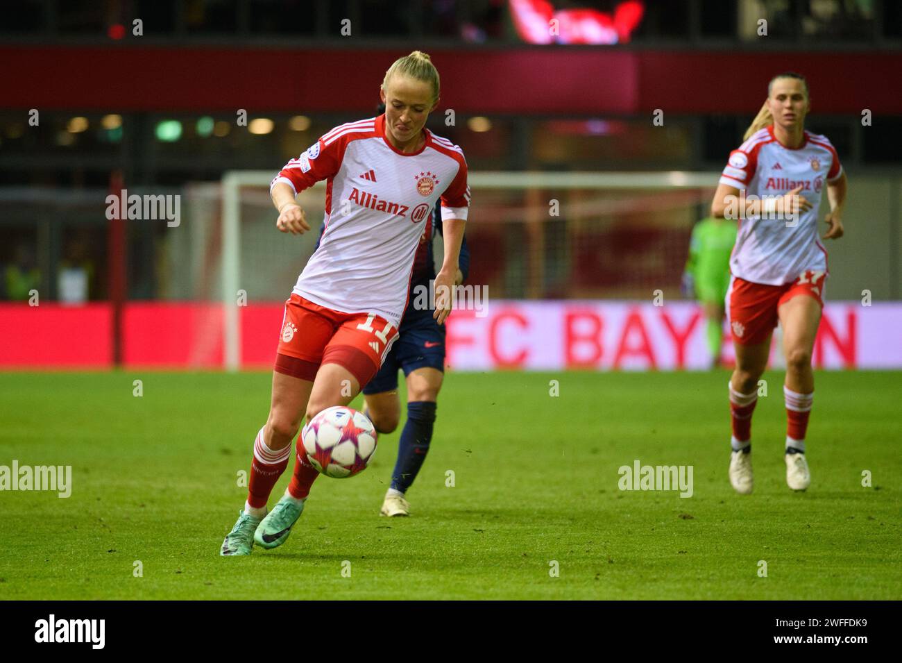 Munich, Germany, January 30th 2024: Lea Schueller (11 FC Bayern Munich ...