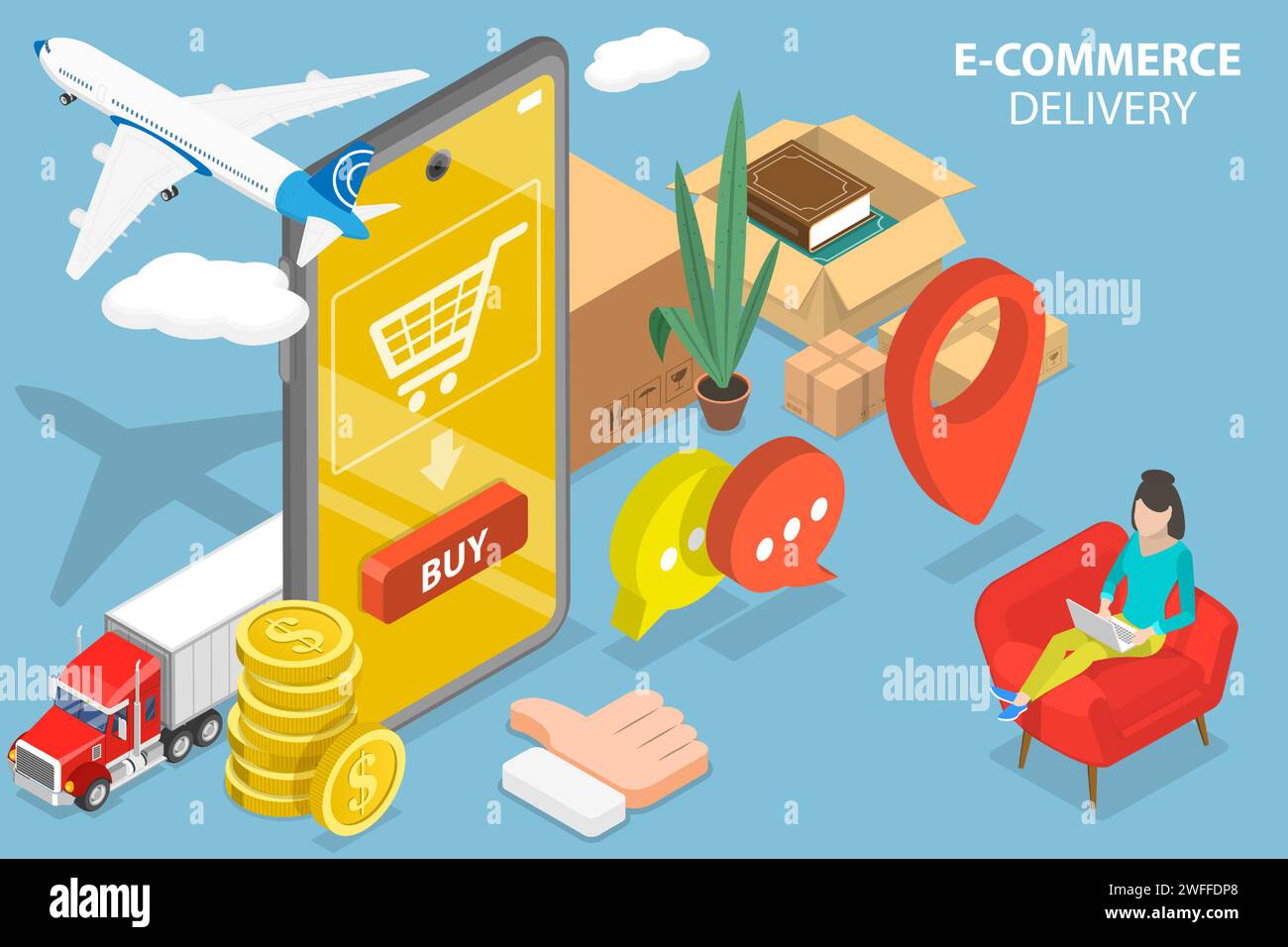 Demand package Stock Vector Images - Alamy