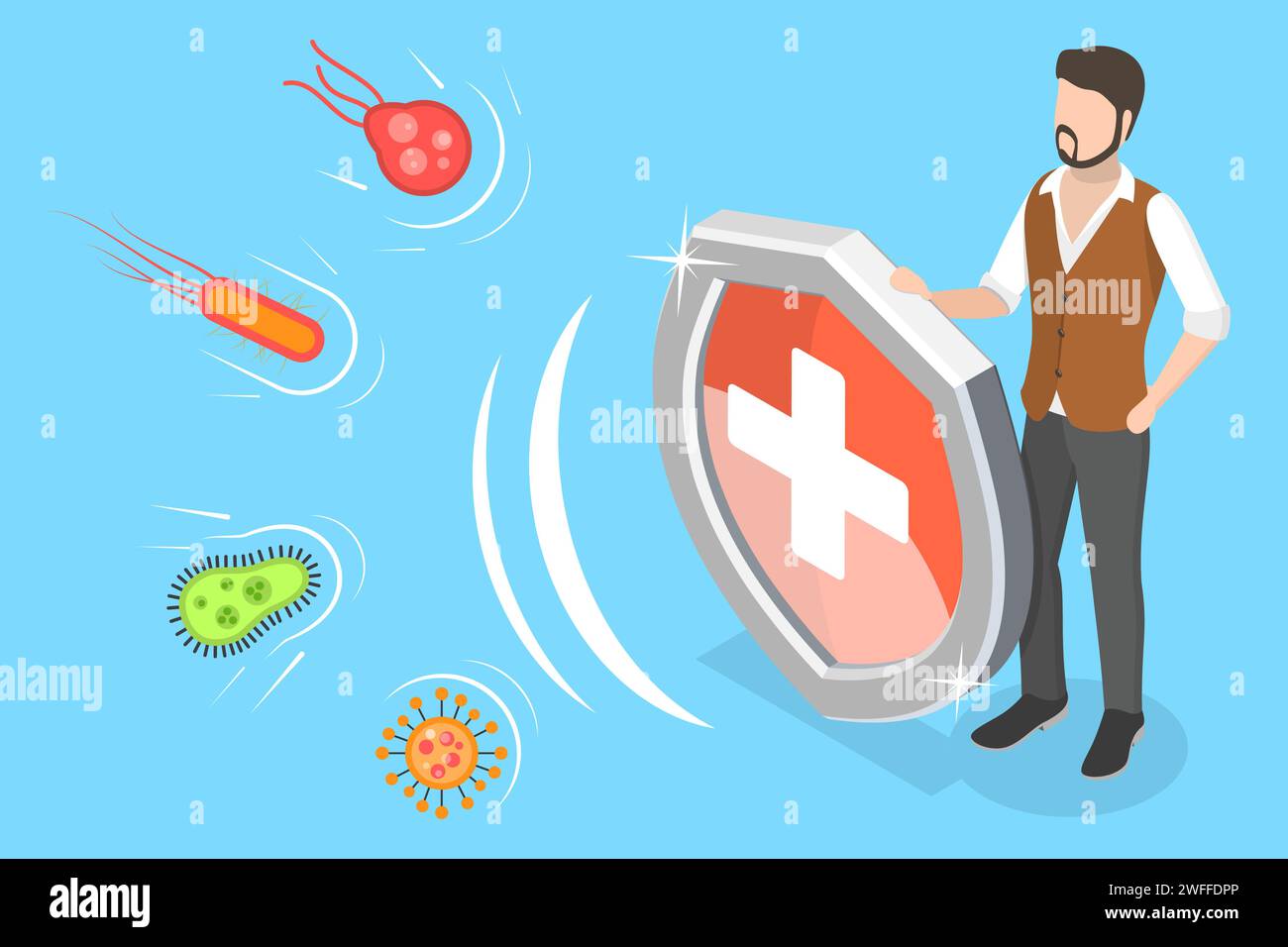 Bacteria 3d Stock Vector Images - Alamy