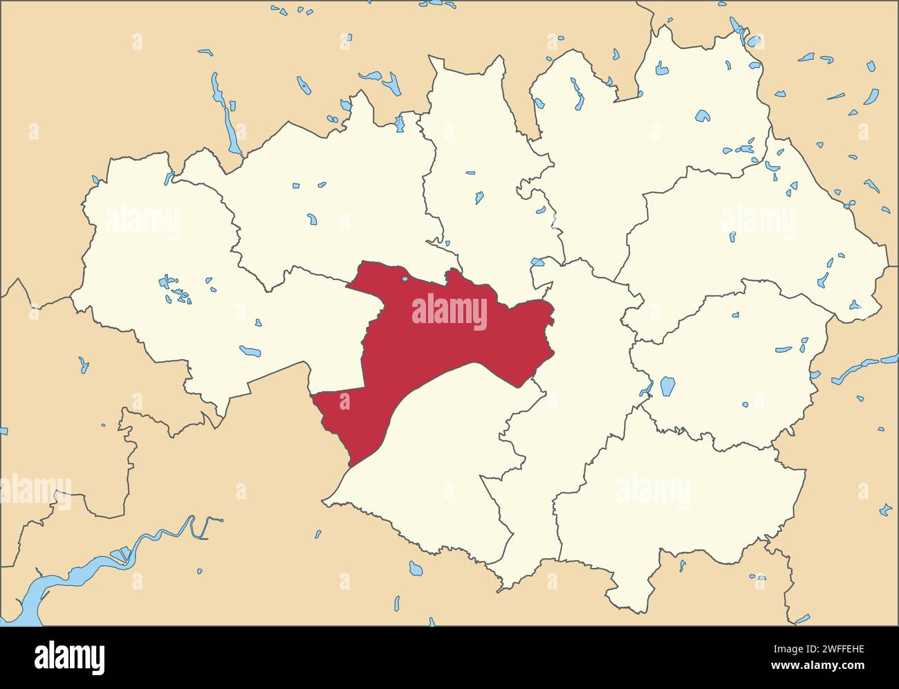 Map of salford hi-res stock photography and images - Alamy