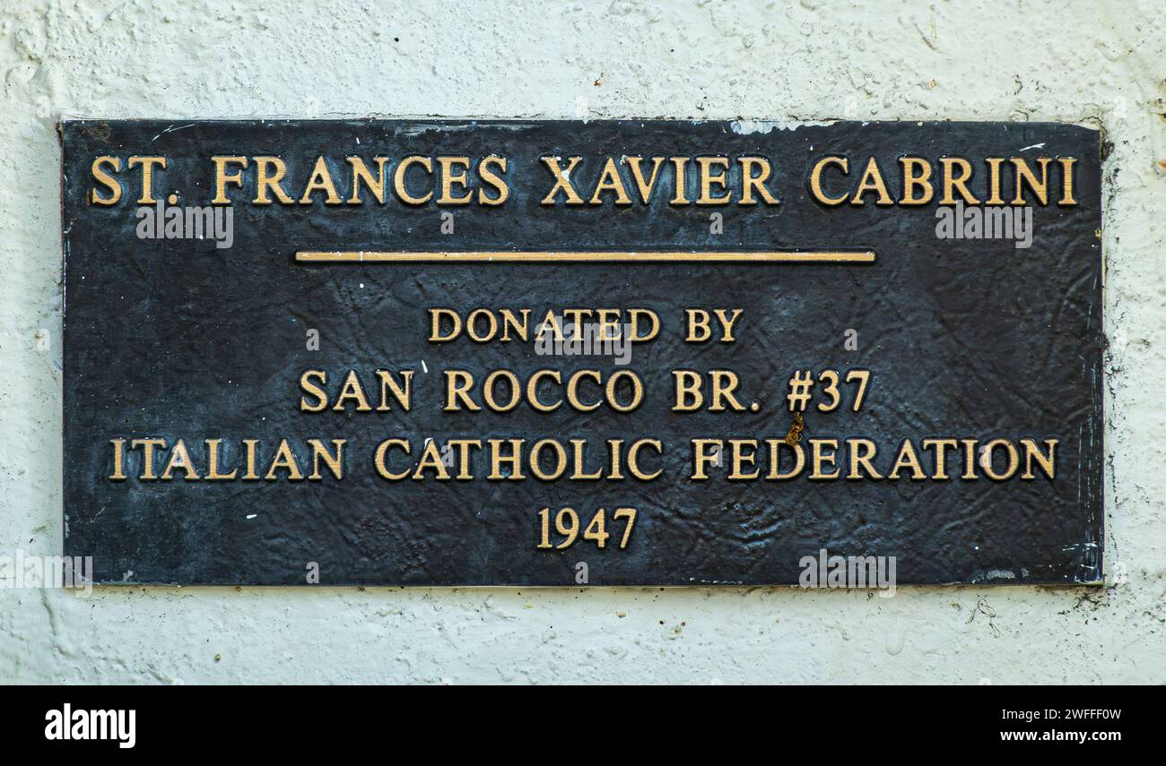 Santa francesca xavier cabrini hi-res stock photography and images - Alamy
