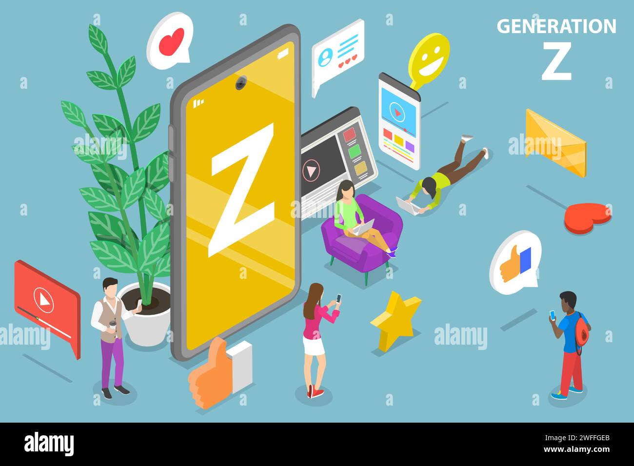 Generation z vector vectors hi-res stock photography and images - Alamy Generation z vector vectors hi-res stock photography and images - Alamy