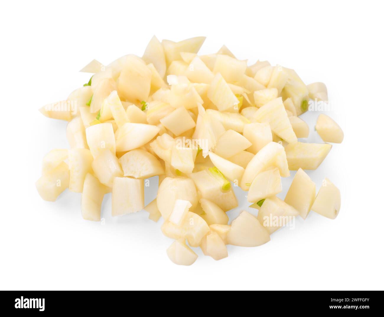 Garlic pieces Cut Out Stock Images & Pictures - Alamy