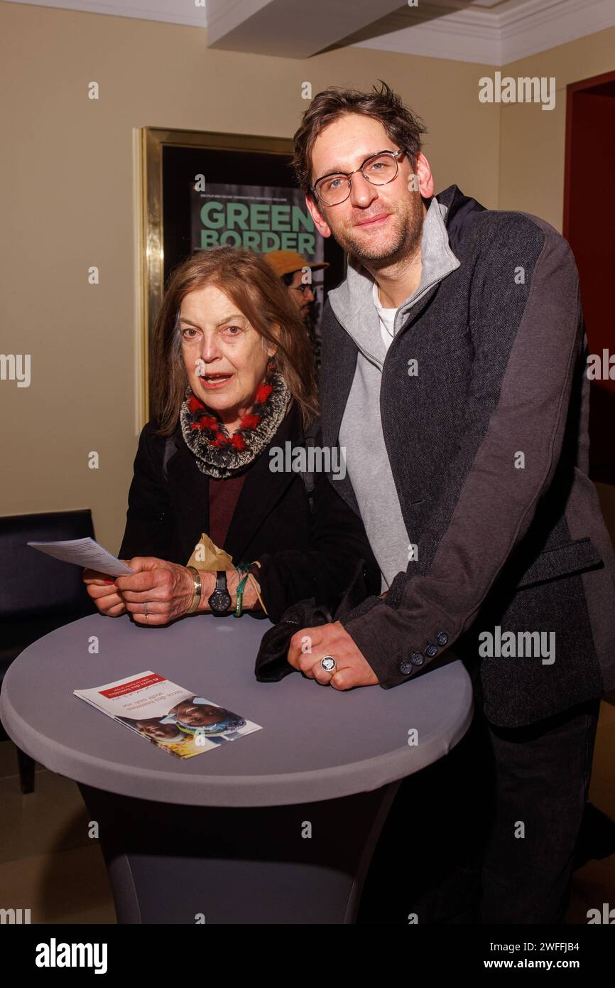 Film Premiere - Green Borderr Angela Winkler und Sebastian Schwarz bei ...