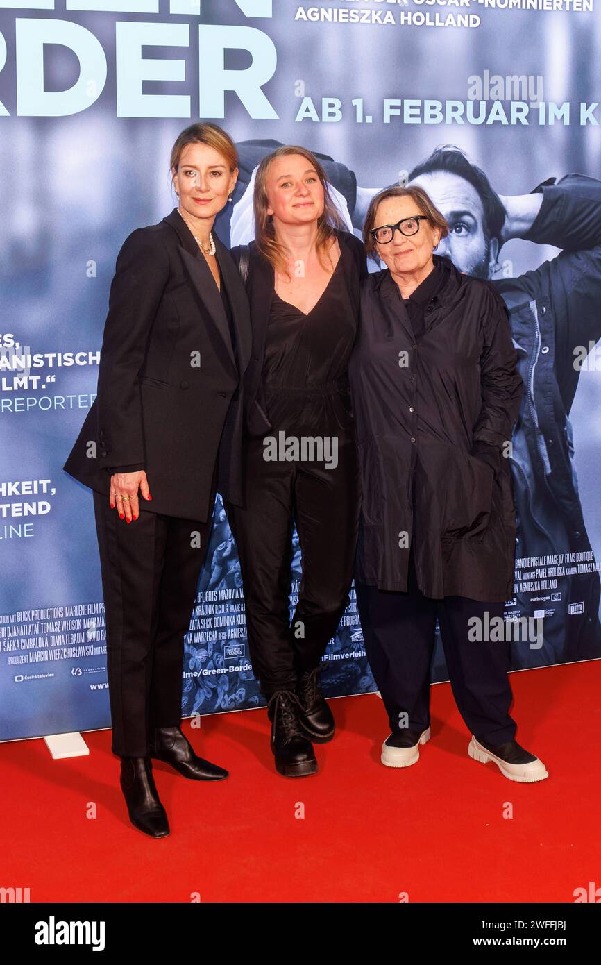 Film Premiere - Green Borderr Maja Ostaszewska, Anna Alboth und ...