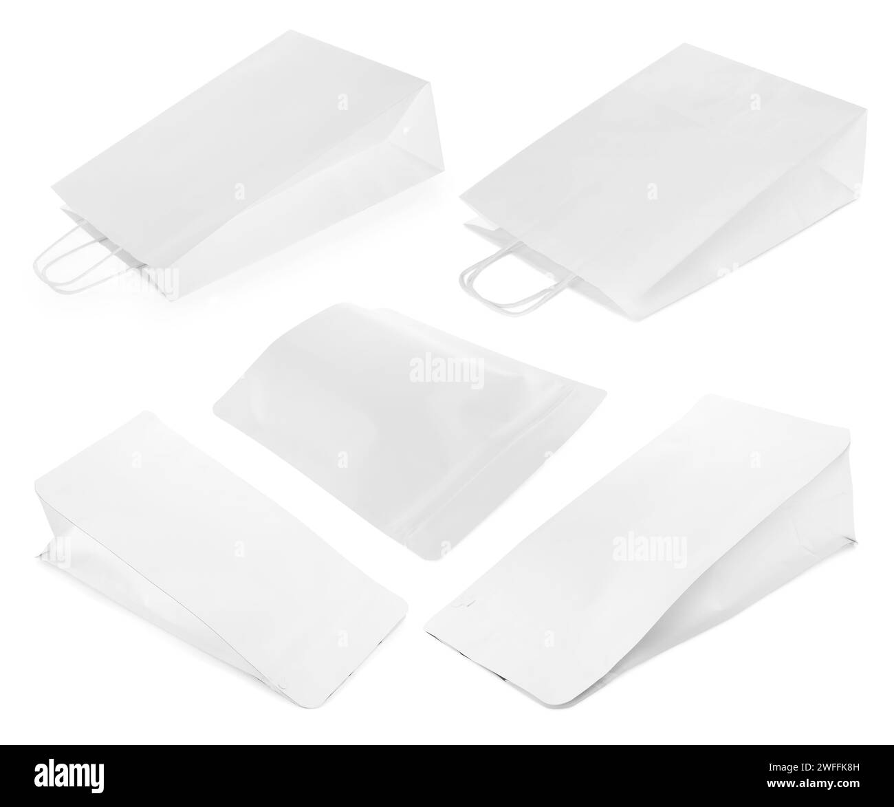 Grocery store paper bags Black and White Stock Photos & Images - Alamy