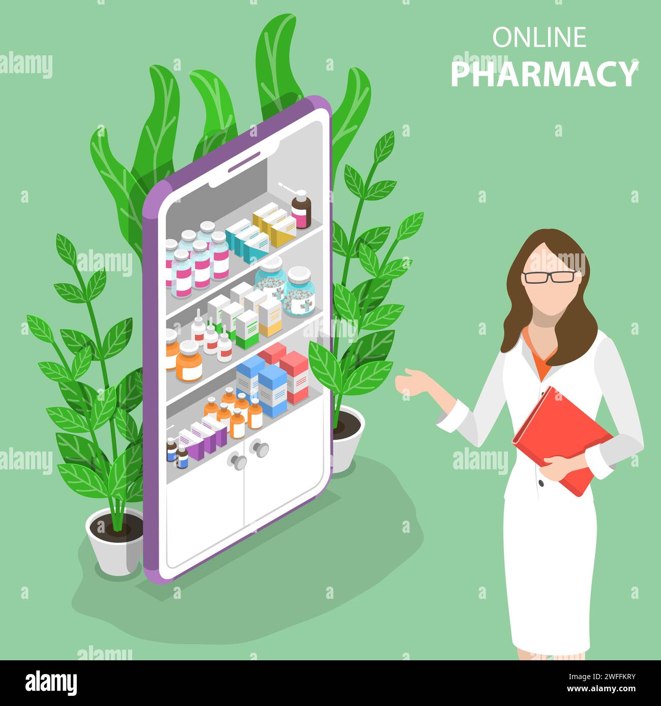 Pharmacist mortar pestle Stock Vector Images - Alamy