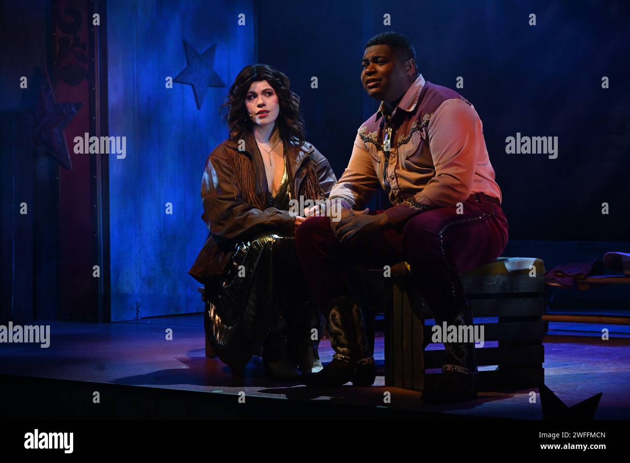 London, UK. 30th Jan, 2024. Emily Benjamin and Tarinn Callender ...