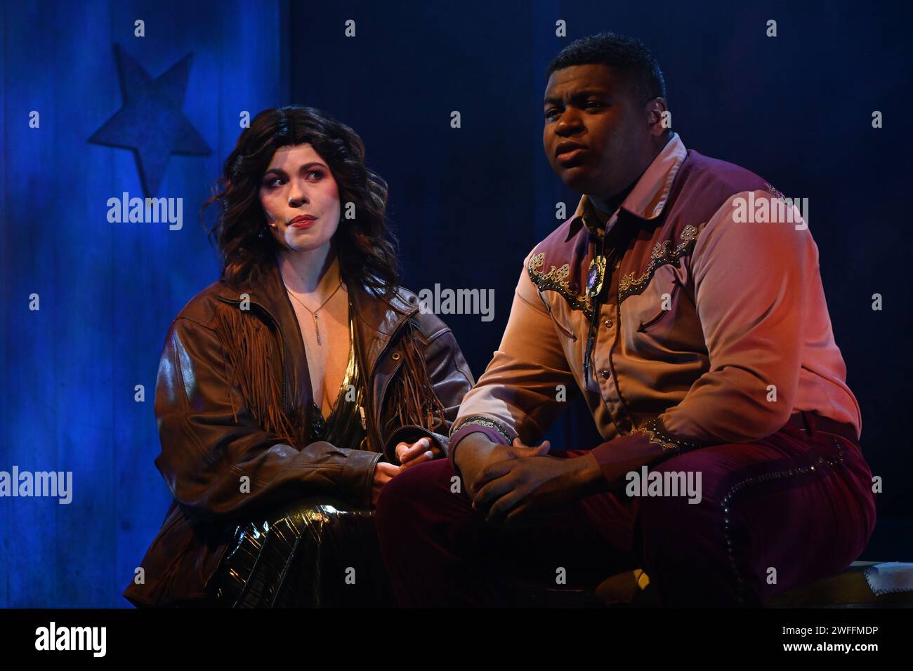 London, UK. 30th Jan, 2024. Emily Benjamin and Tarinn Callender ...