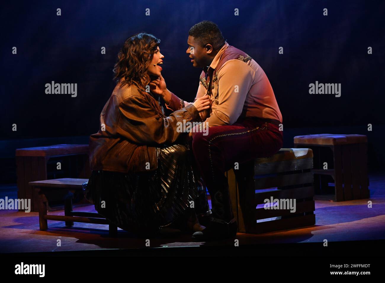 London, UK. 30th Jan, 2024. Emily Benjamin and Tarinn Callender ...