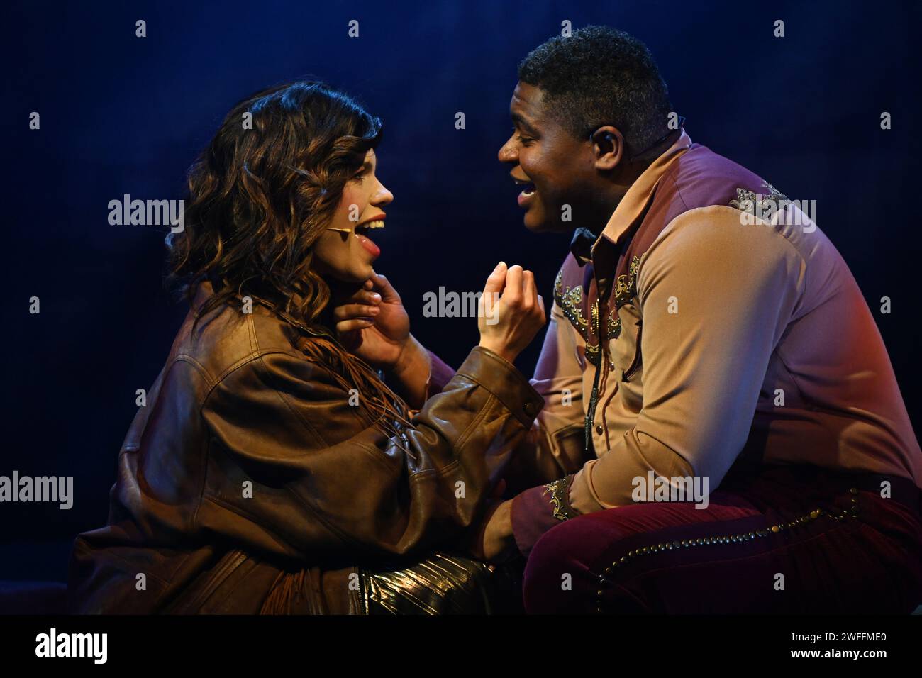 London, UK. 30th Jan, 2024. Emily Benjamin and Tarinn Callender ...