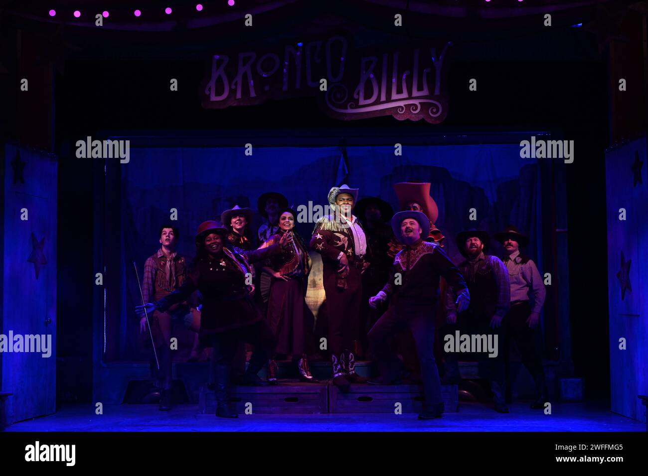 London, UK. 30th Jan, 2024. Bronco Billy - The Musical, Director by Hunter Bird and ...