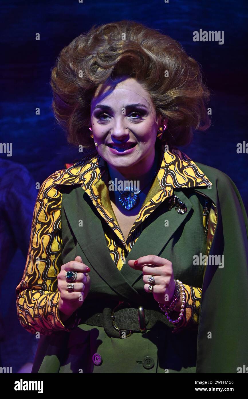 London, UK. 30th Jan, 2024. Victoria Hamilton-Barritt performs at Bronco Billy - The Musical ...