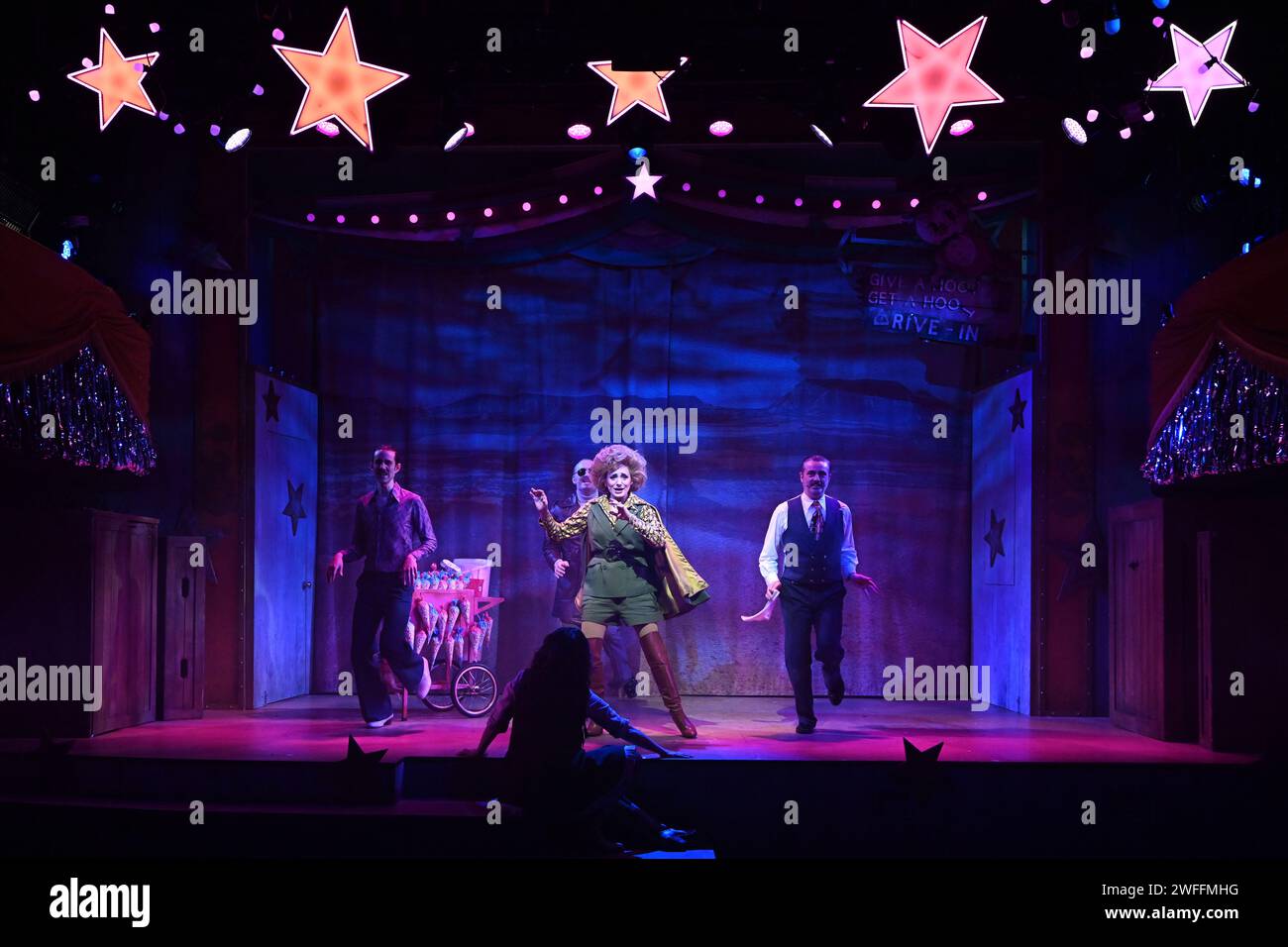 London, UK. 30th Jan, 2024. Victoria Hamilton-Barritt performs at Bronco Billy - The Musical ...