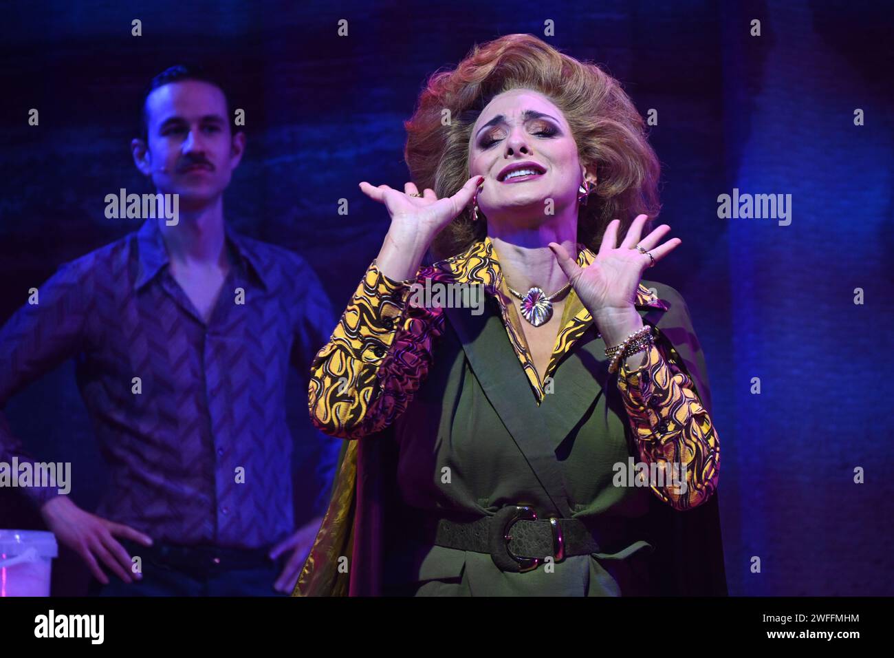 London, UK. 30th Jan, 2024. Victoria Hamilton-Barritt performs at Bronco Billy - The Musical ...