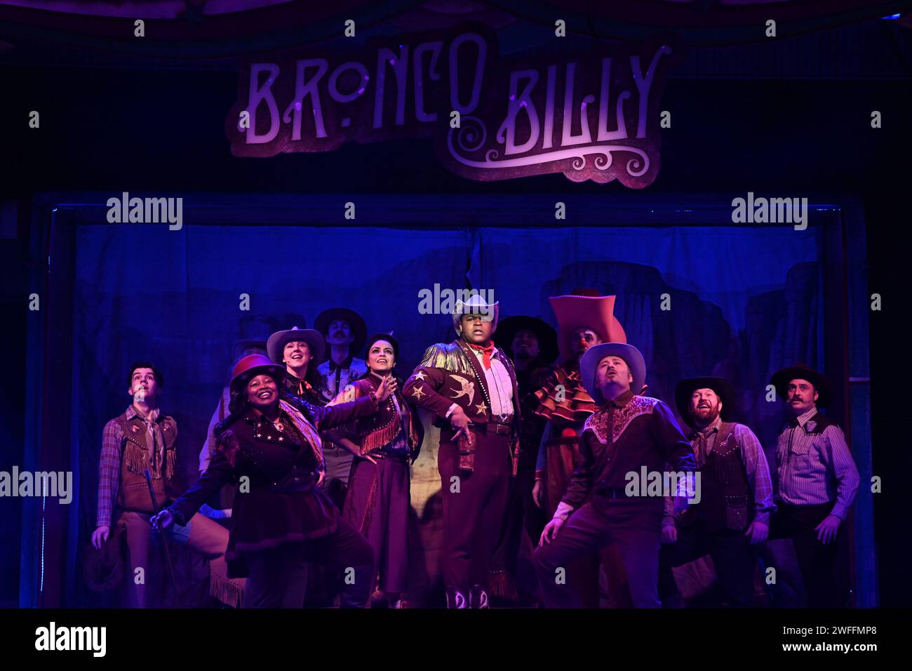 London, UK. 30th Jan, 2024. Bronco Billy - The Musical, Director by Hunter Bird and ...