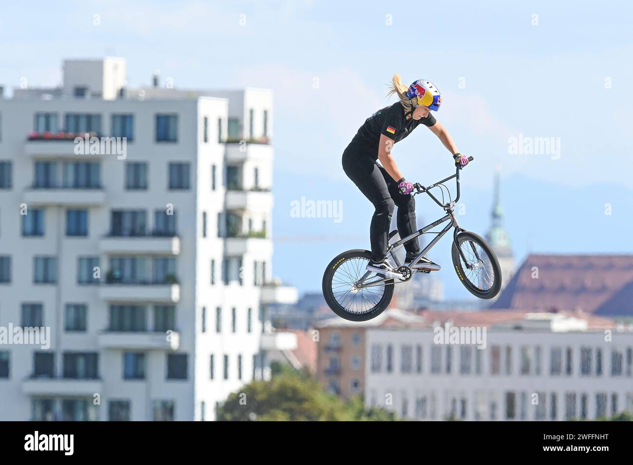 Lara Lessmann (Germany). BMX Freestyle women. European Championships ...