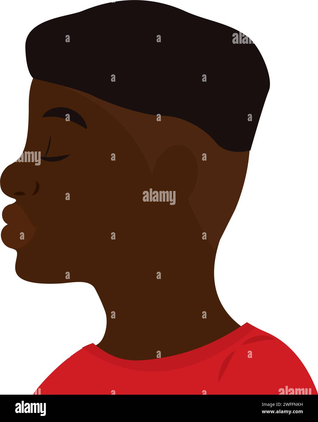 Afro american man character avatar Vector Stock Vector Image & Art - Alamy