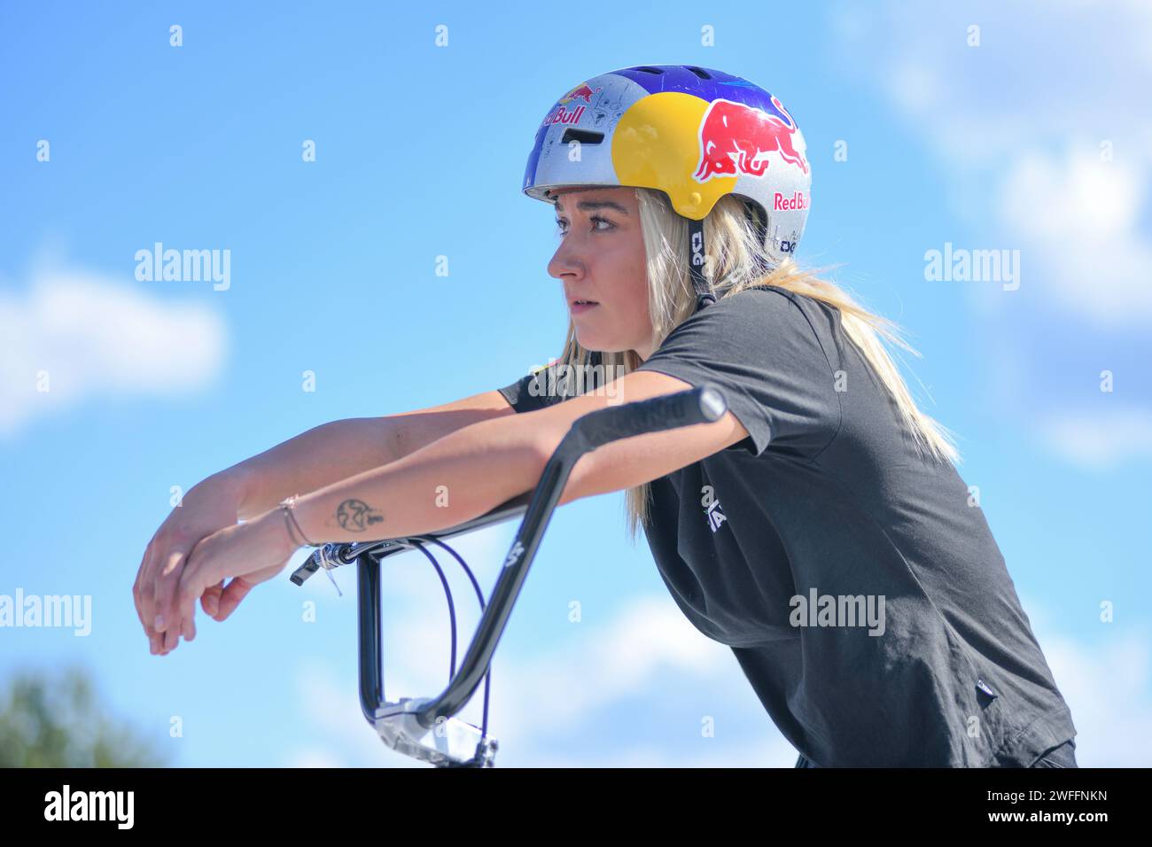 Lara Lessmann (Germany). BMX Freestyle women. European Championships ...