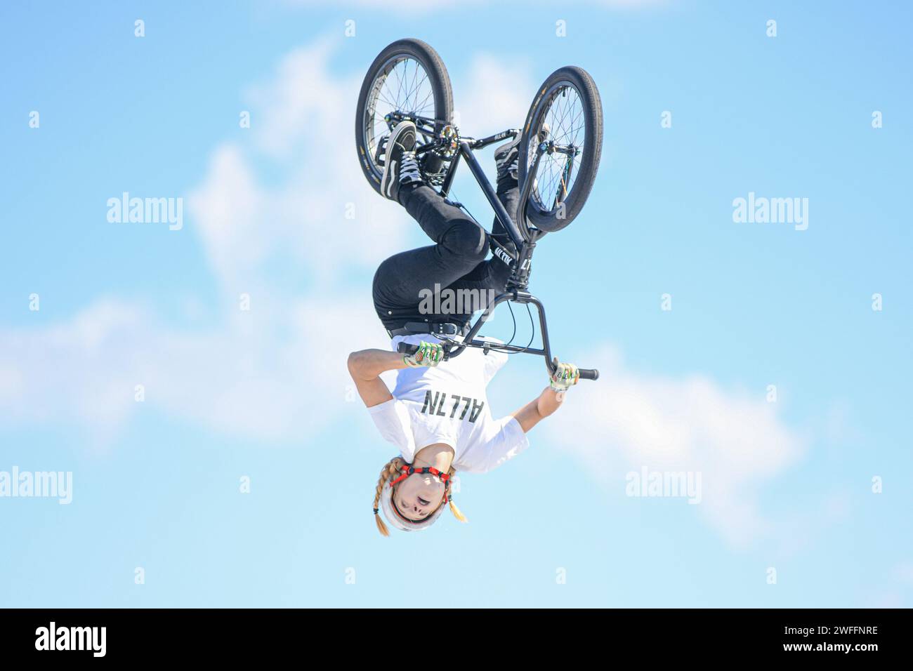 Kim Muller (Germany, Silver Medal). BMX Freestyle women. European ...