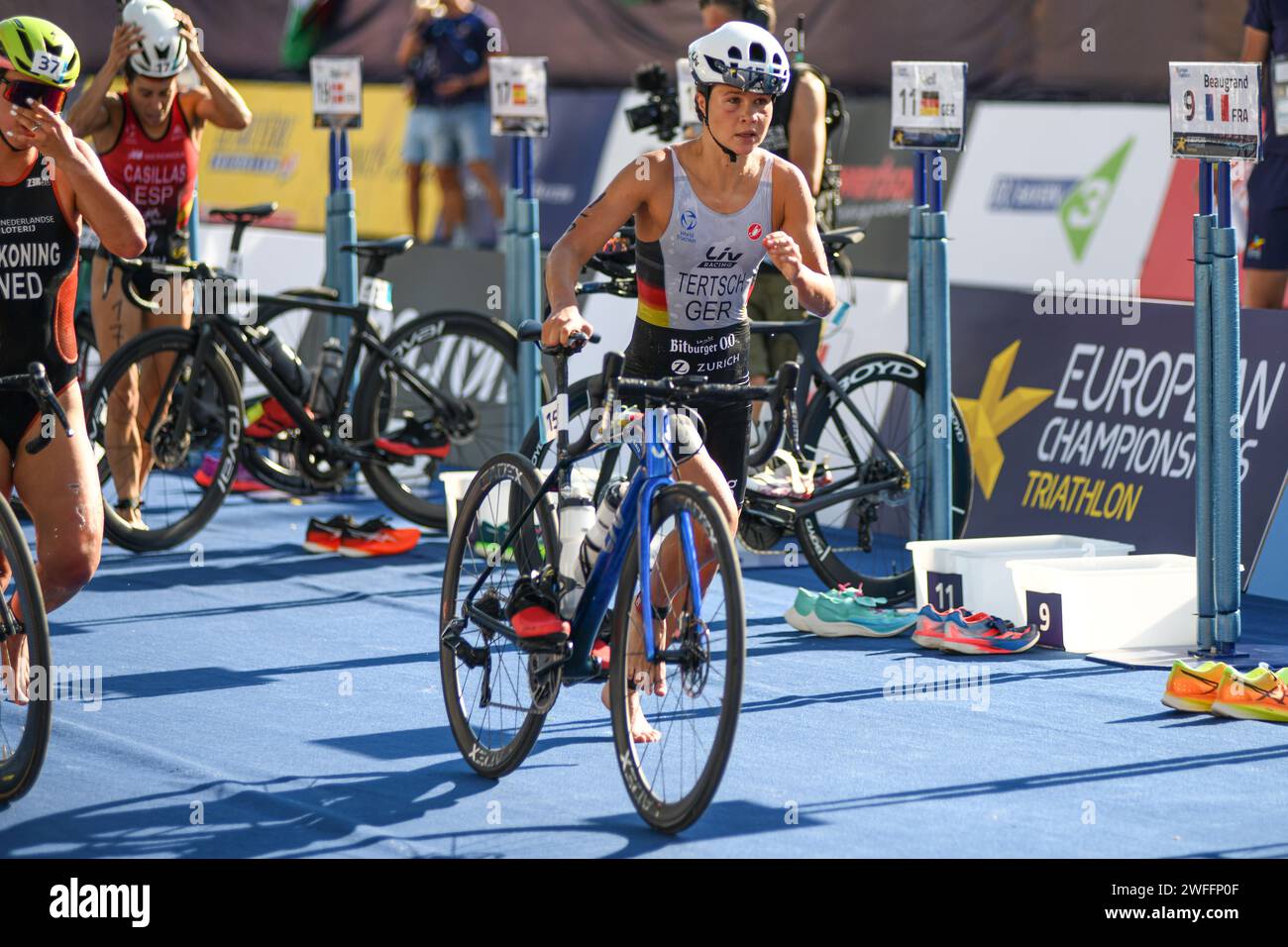Lisa Tertsch (Germany). Triathlon women. European Championships Munich ...