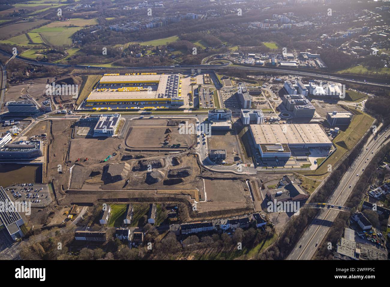 Baustelle industriegebiet ehemaliges opel areal hi-res stock ...