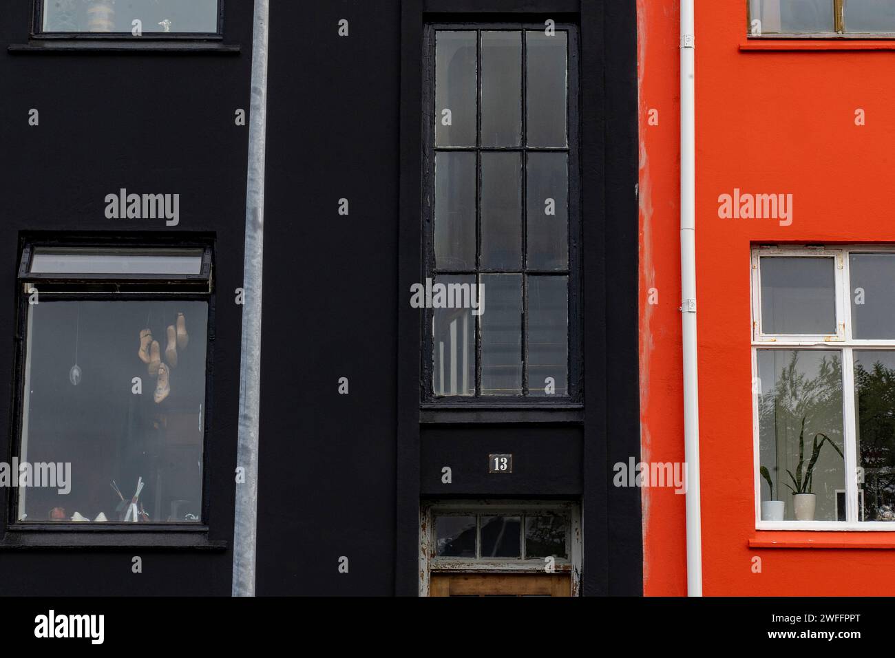 Colorful residential building in Reykjavik, Iceland Stock Photo - Alamy