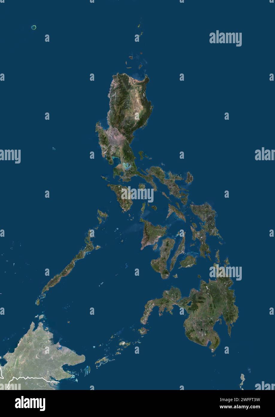 Philippines, satellite image Stock Photo - Alamy