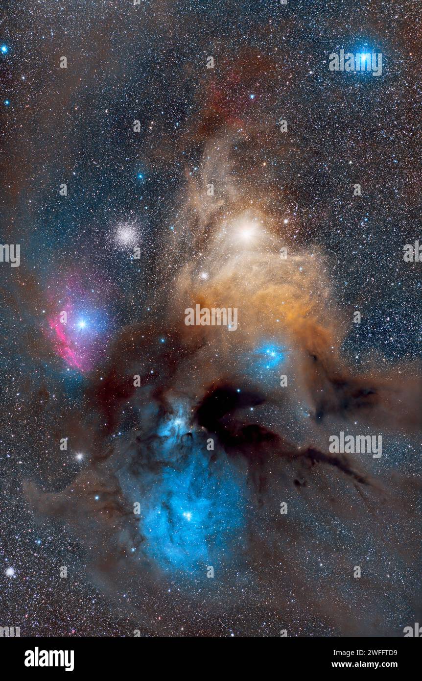 Rho Ophiuchi cloud complex Stock Photo - Alamy
