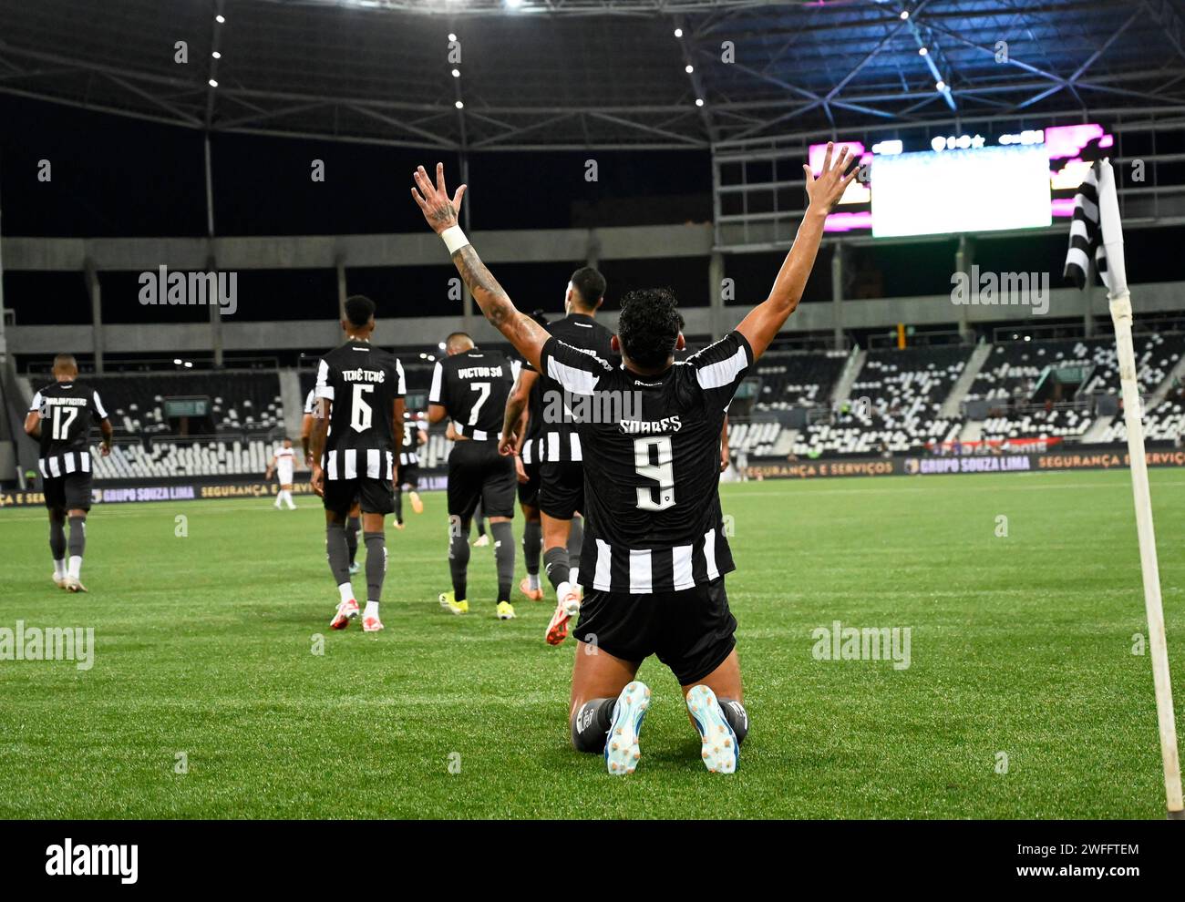 io de Janeiro-Brazil, January 30 2024, Botafogo player , Tiquinho ...