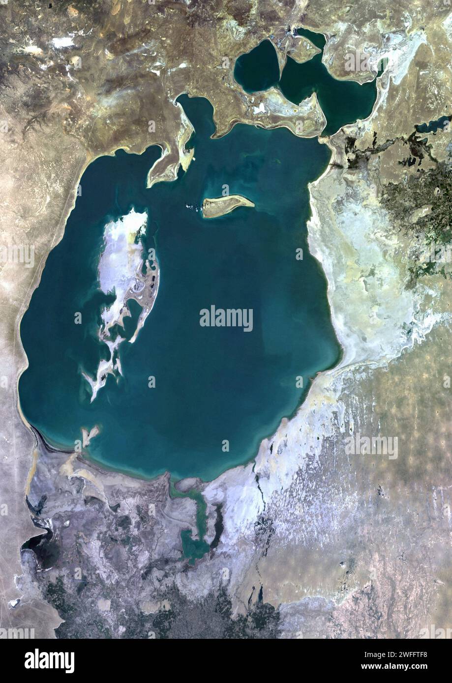 Shrinking of the Aral Sea in 1990, satellite image Stock Photo - Alamy Shrinking of the Aral Sea in 1990, satellite image Stock Photo - Alamy