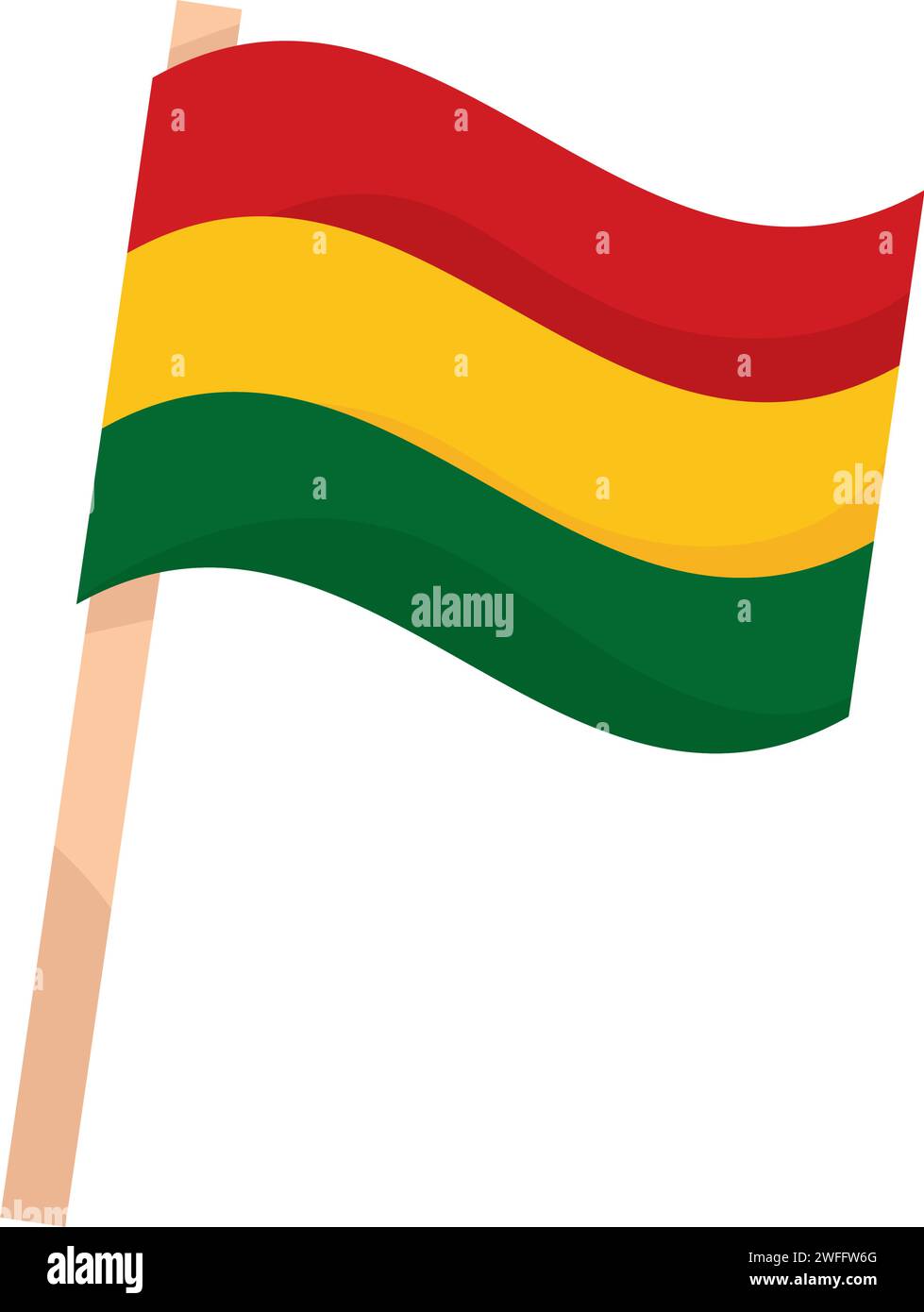 Isolated flag with african colors Vector Stock Vector Image & Art - Alamy