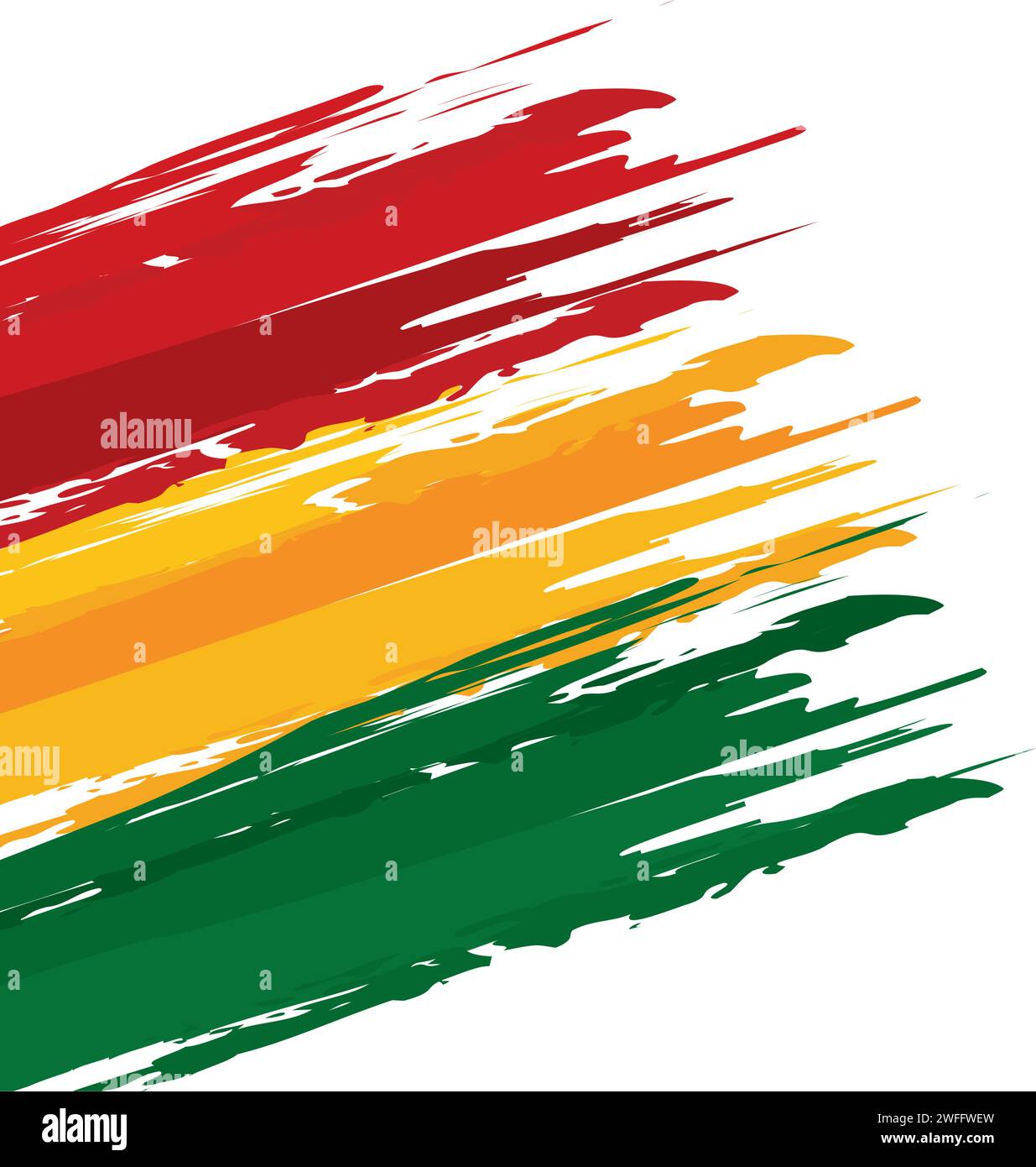 Isolated flag with african colors Vector Stock Vector Image & Art - Alamy
