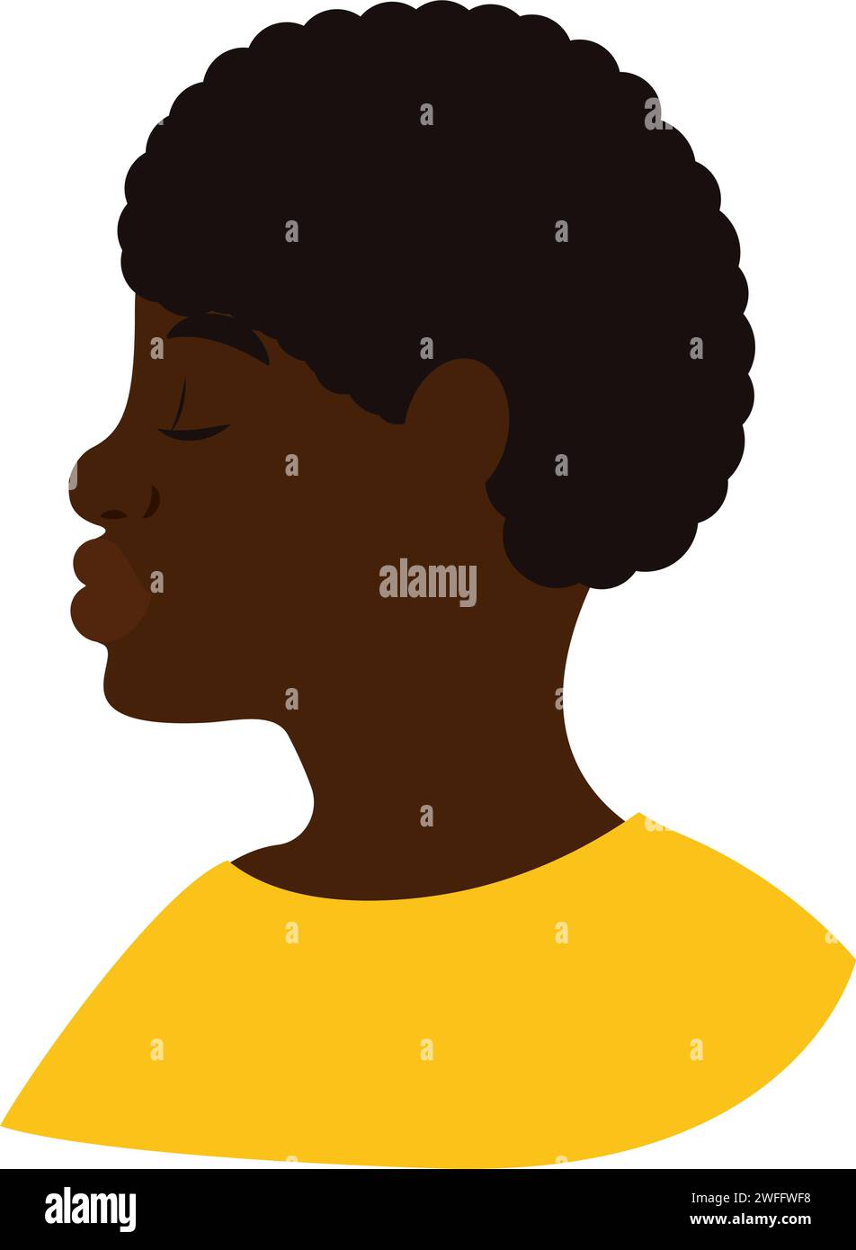 Afro american man character avatar Vector Stock Vector Image & Art - Alamy