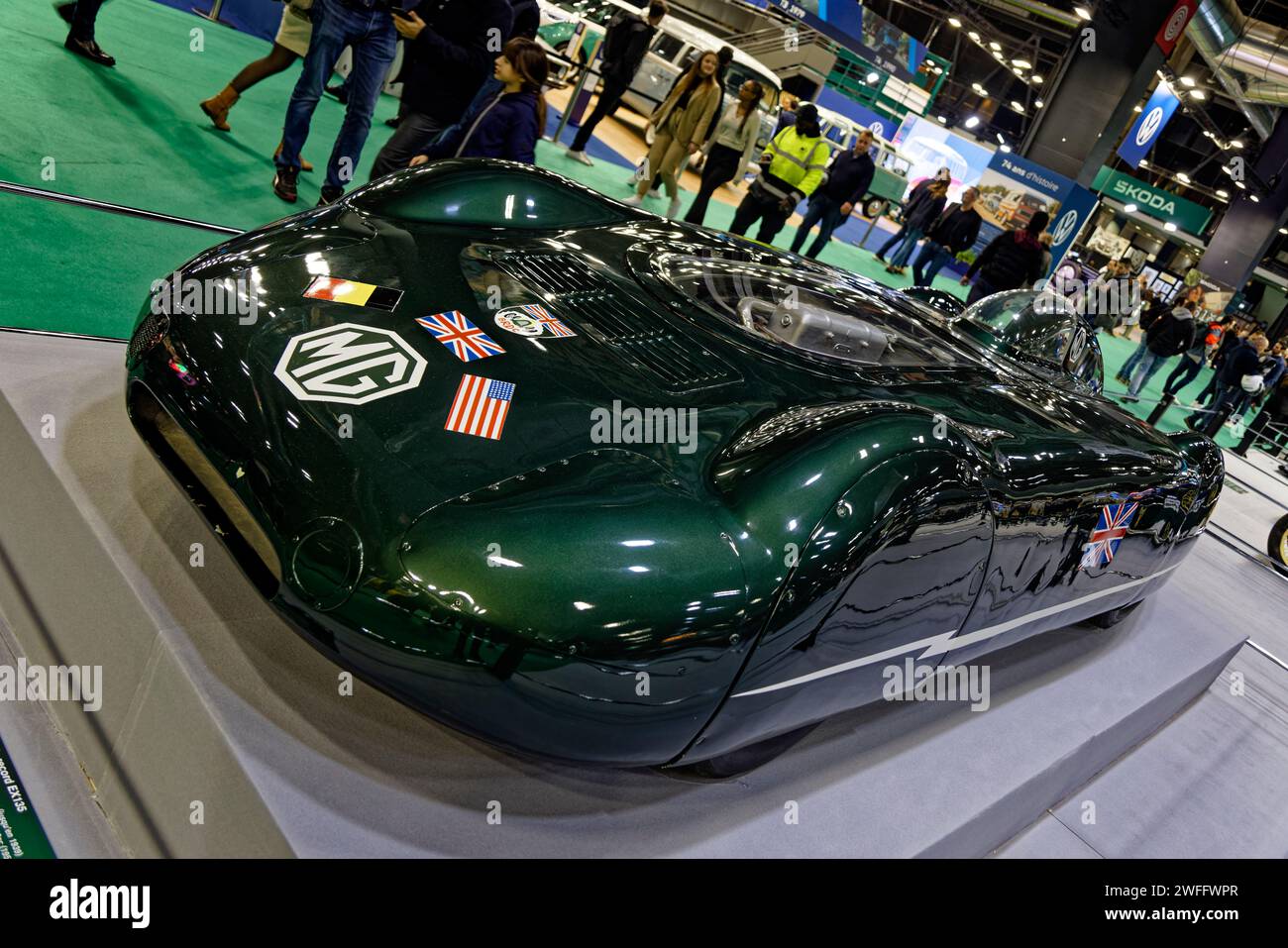 Paris, France. 30th Jan, 2024. MG EX135 of 1938, the star vehicle ...