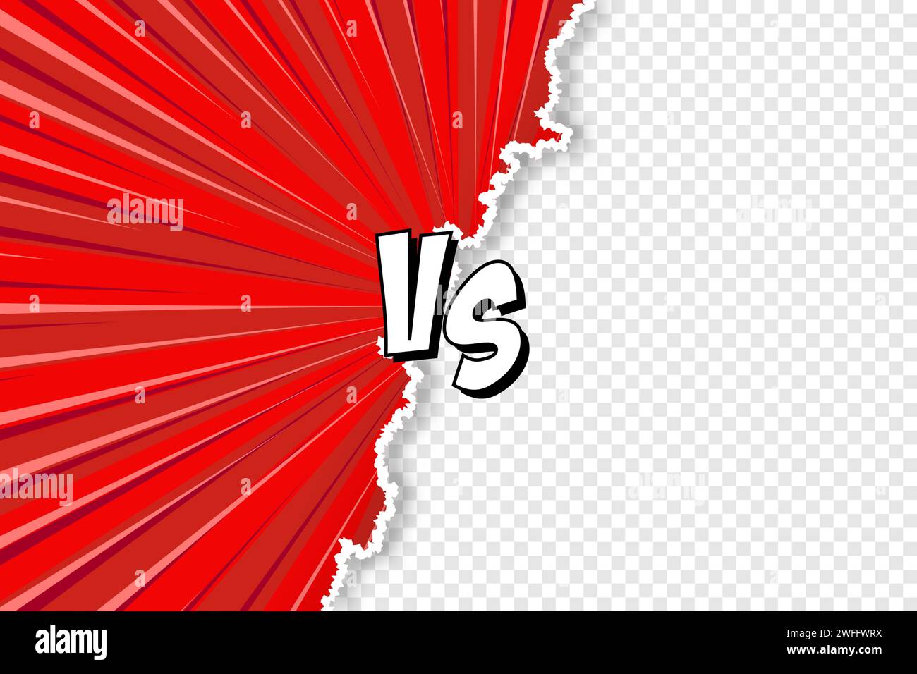 Cartoon comic background. Fight versus. Comics book colorful ...