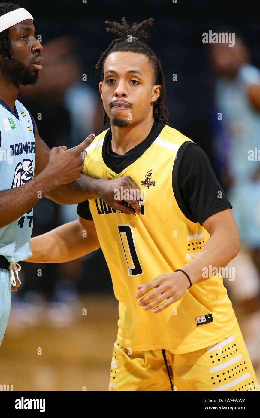 London Ontario Canada, Jan 28 2024. The London Lightning snap their 8 ...