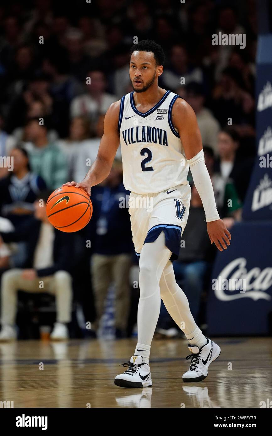 Villanova's Mark Armstrong plays during an NCAA college basketball game ...
