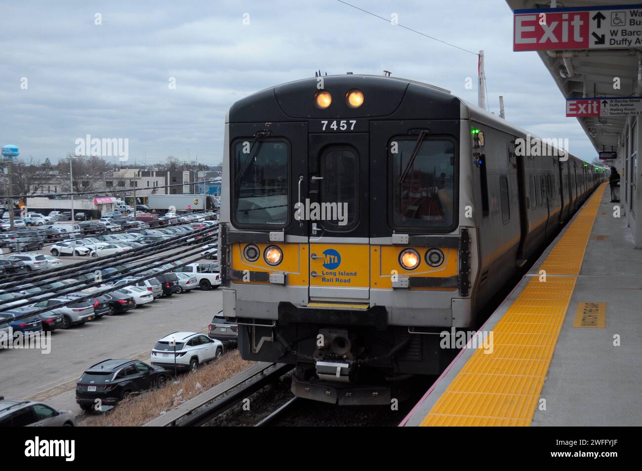 New York, United States. 30th Jan, 2024. The Long Island Rail Road ...