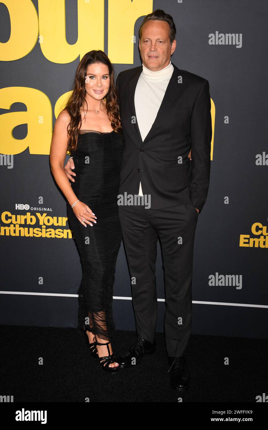 Los Angeles, Ca. 30th Jan, 2024. Kyla Weber and Vince Vaughn at the HBO ...