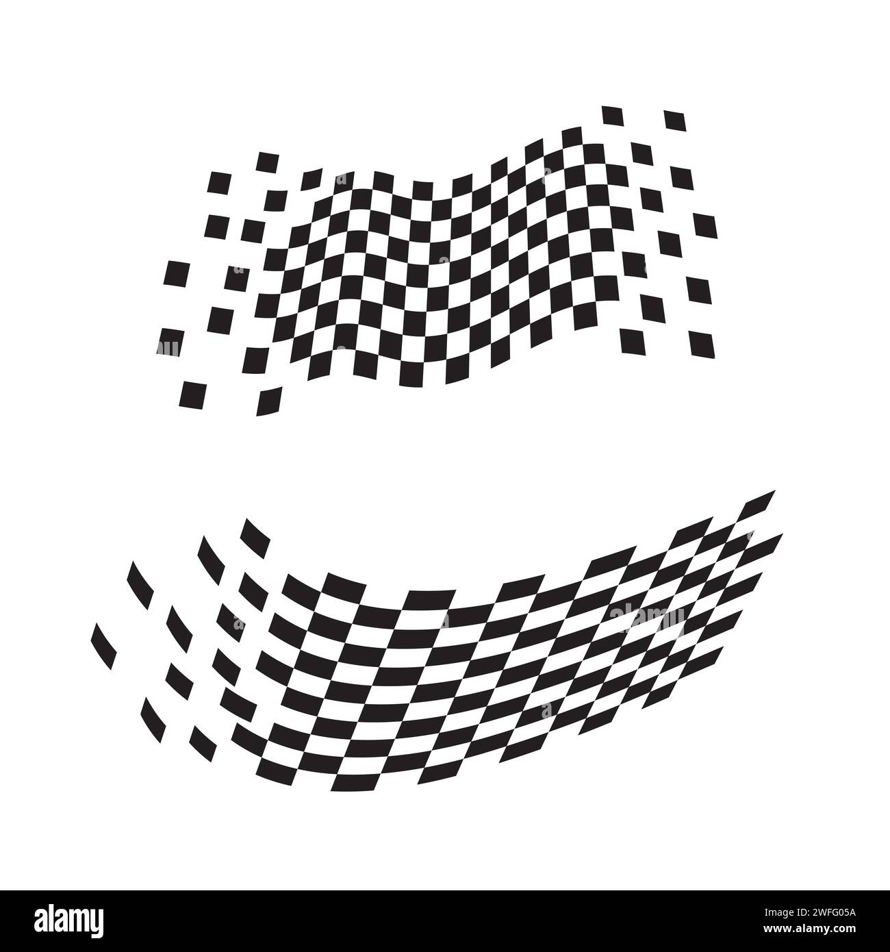 Race flag icon, simple design illustration vector Stock Vector Image ...