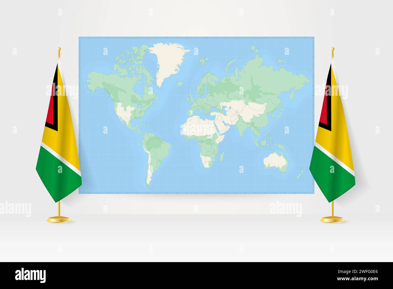 American flag between two Stock Vector Images - Alamy